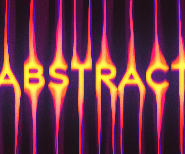 ArtStation - 3D Abstract. PSD fully editable text effect. Layer style ...