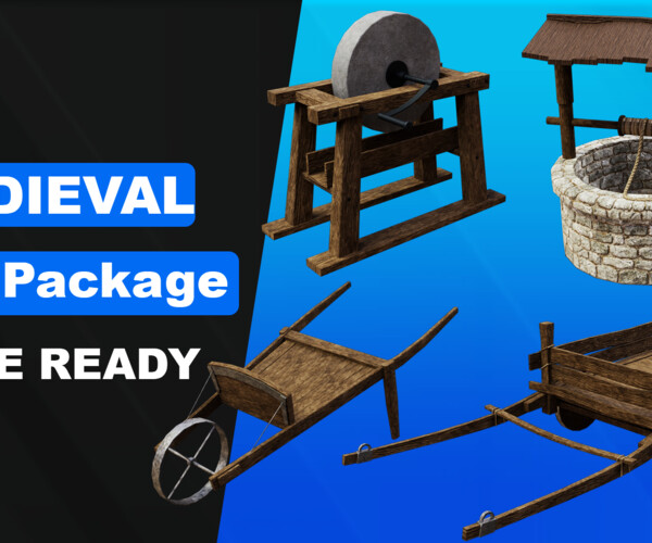 ArtStation - Medieval Prop Package | Game Assets