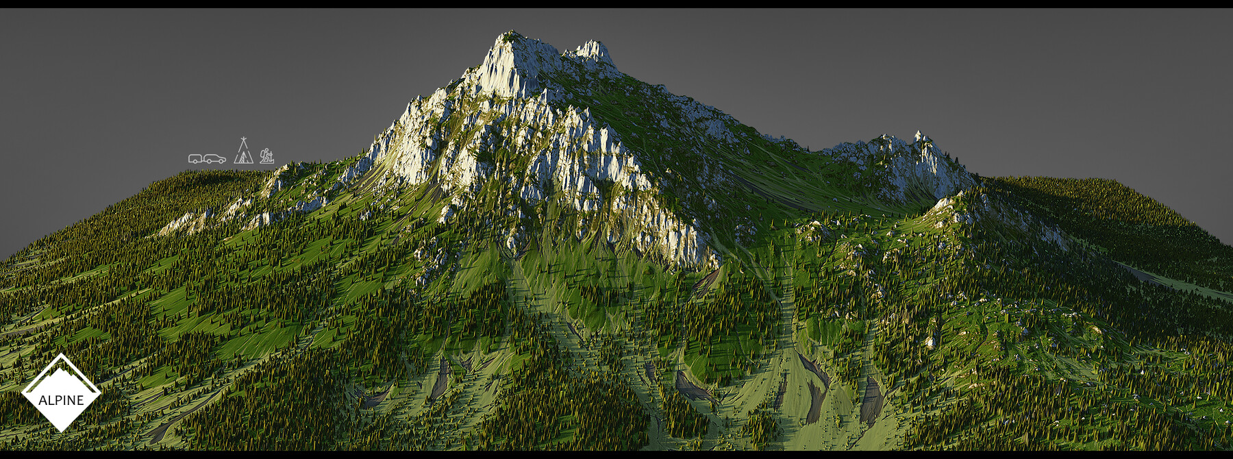 ArtStation - Alpine mountain Pack | Game Assets