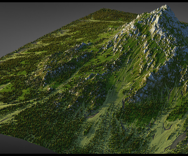 ArtStation - Alpine mountain Pack | Game Assets