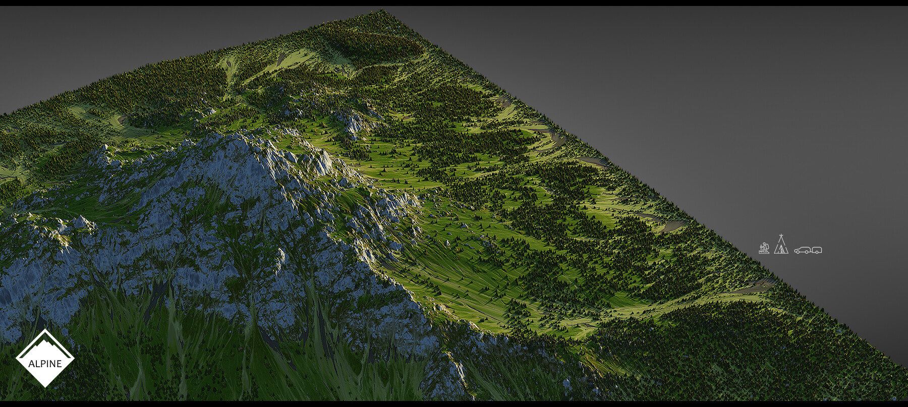 ArtStation - Alpine mountain Pack | Game Assets