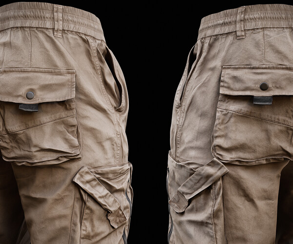 ArtStation - Cargo Pants 001 | Game Assets