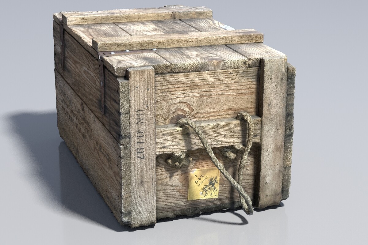 ArtStation - Ammunition box | Game Assets