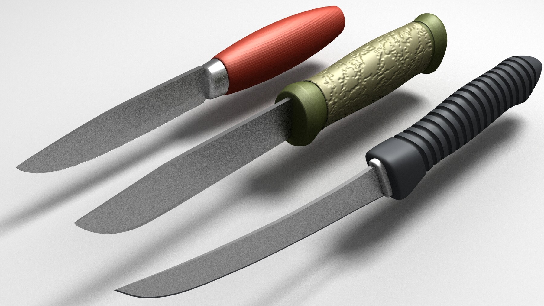 ArtStation - Knives x 3 | Game Assets