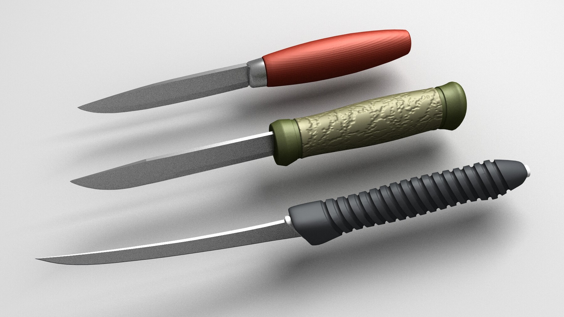 ArtStation - Knives x 3 | Game Assets