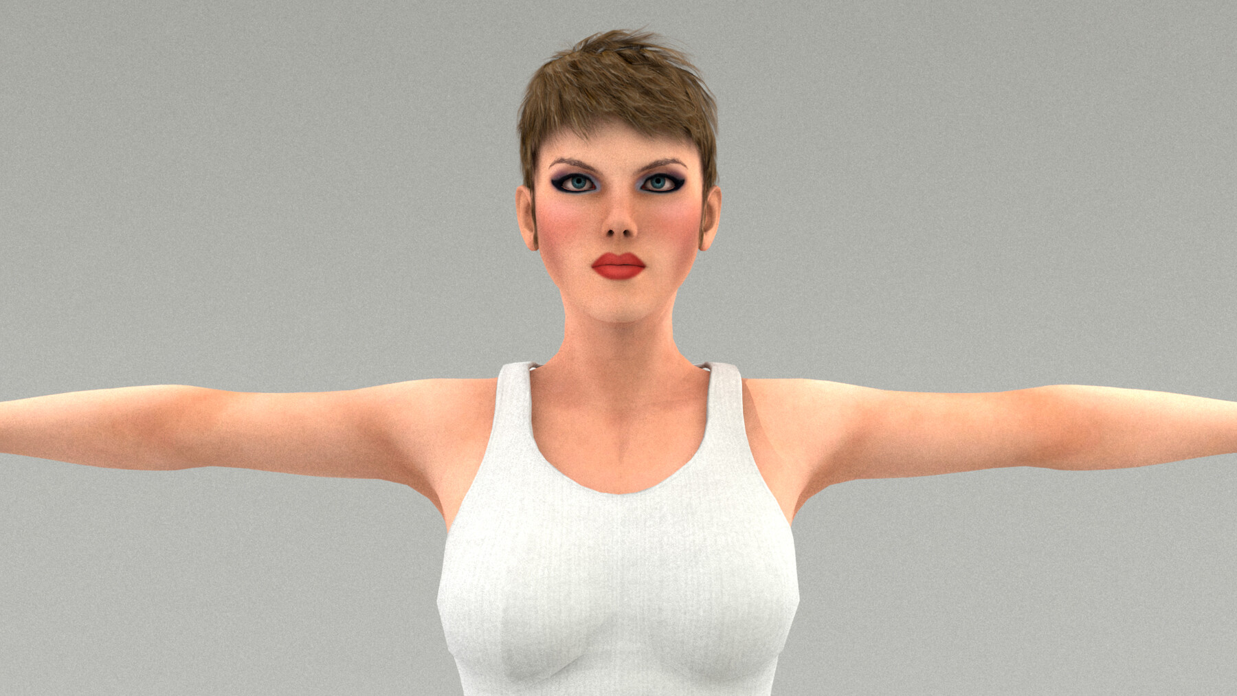 ArtStation - laos Game White Female | Game Assets