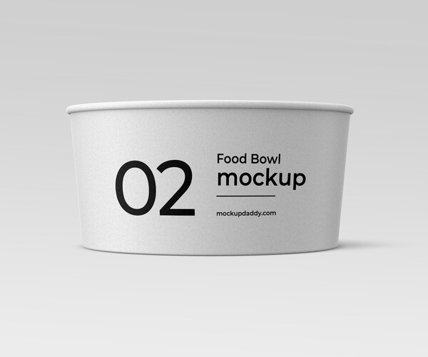 ArtStation - Paper Bowl Mockup (Size 2) | Artworks