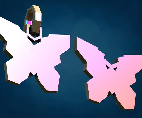 ArtStation - Butterfly Low Poly | Resources