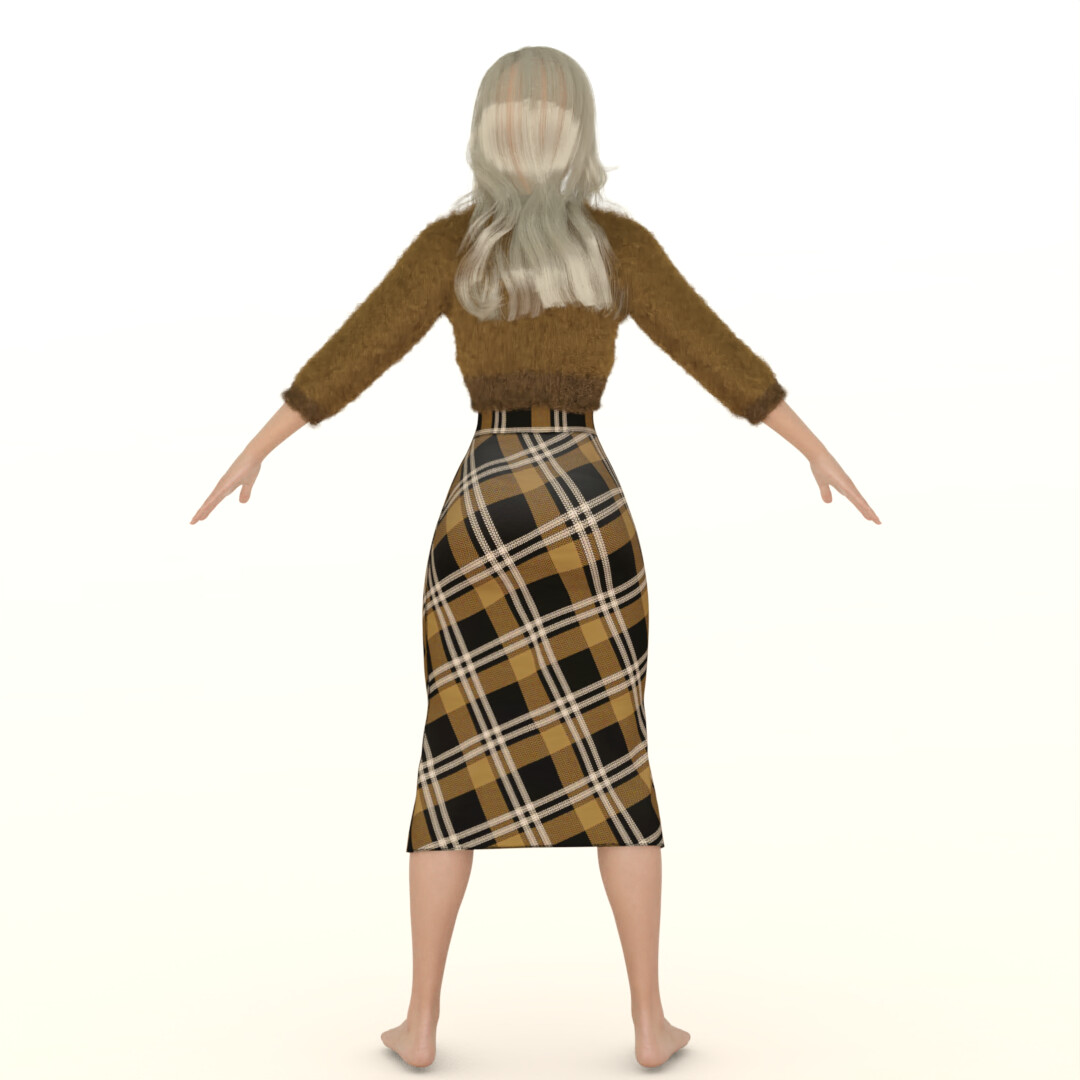 ArtStation - Xandrea- Temperament lady//blendshape facial capture ...