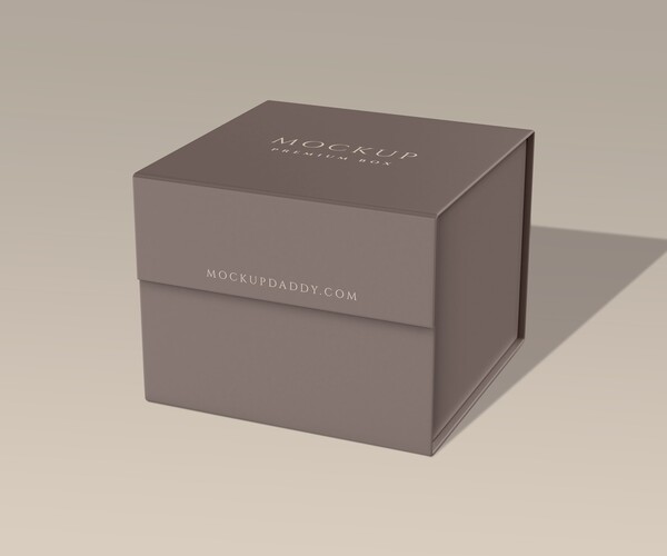 ArtStation - Small Square Premium Box Mockup | Artworks