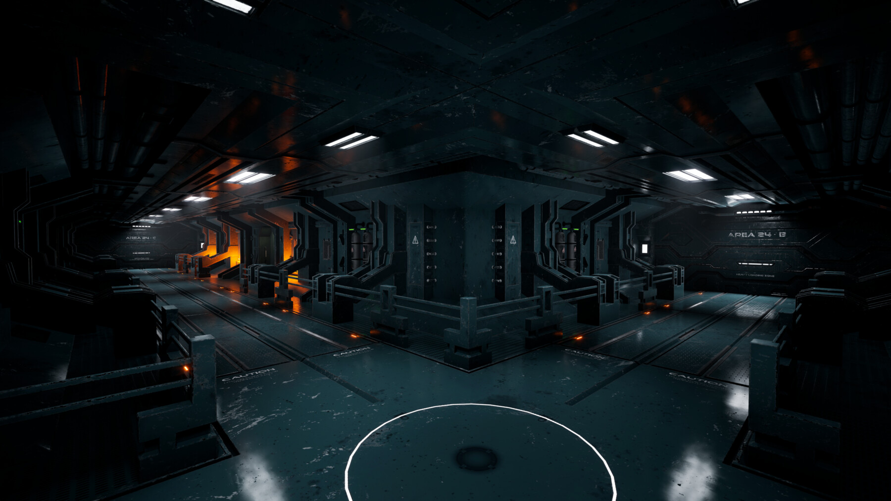 ArtStation - Modular Sci-fi Corridor Kitbash (3ds Max and UE5) | Resources