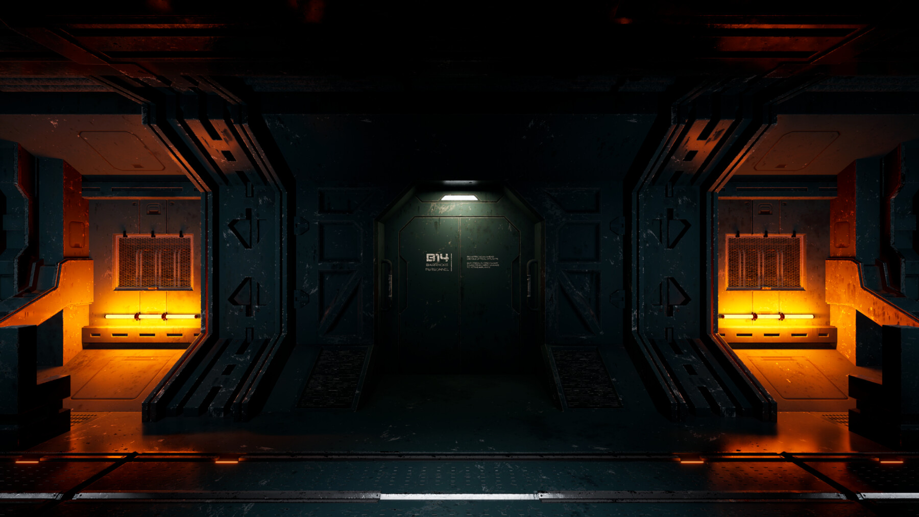ArtStation - Modular Sci-fi Corridor Kitbash (3ds Max and UE5) | Resources