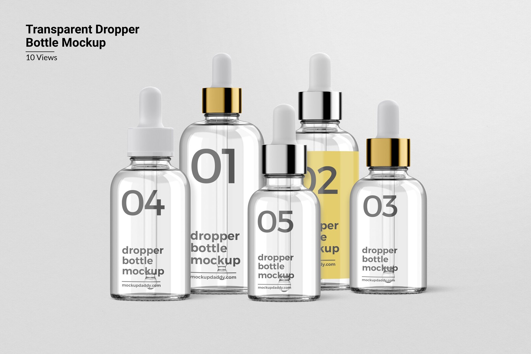ArtStation - Transparent Dropper Bottle Mockup | Artworks