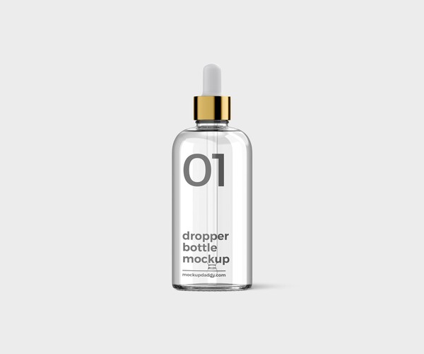 ArtStation - Transparent Dropper Bottle Mockup | Artworks