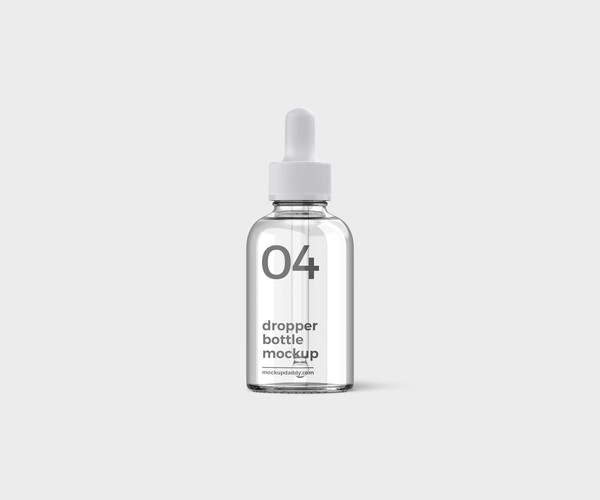 ArtStation - Transparent Dropper Bottle Mockup | Artworks