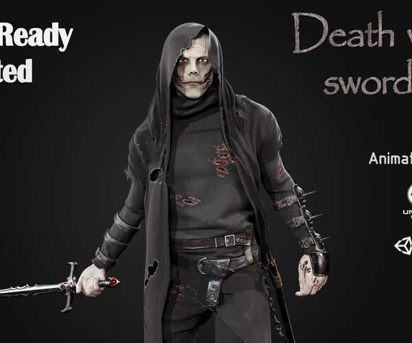 ArtStation - Death with a sword | Game Assets