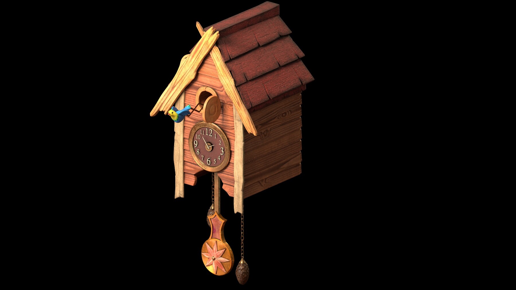 ArtStation - Precious Cuckoo Clock | Game Assets