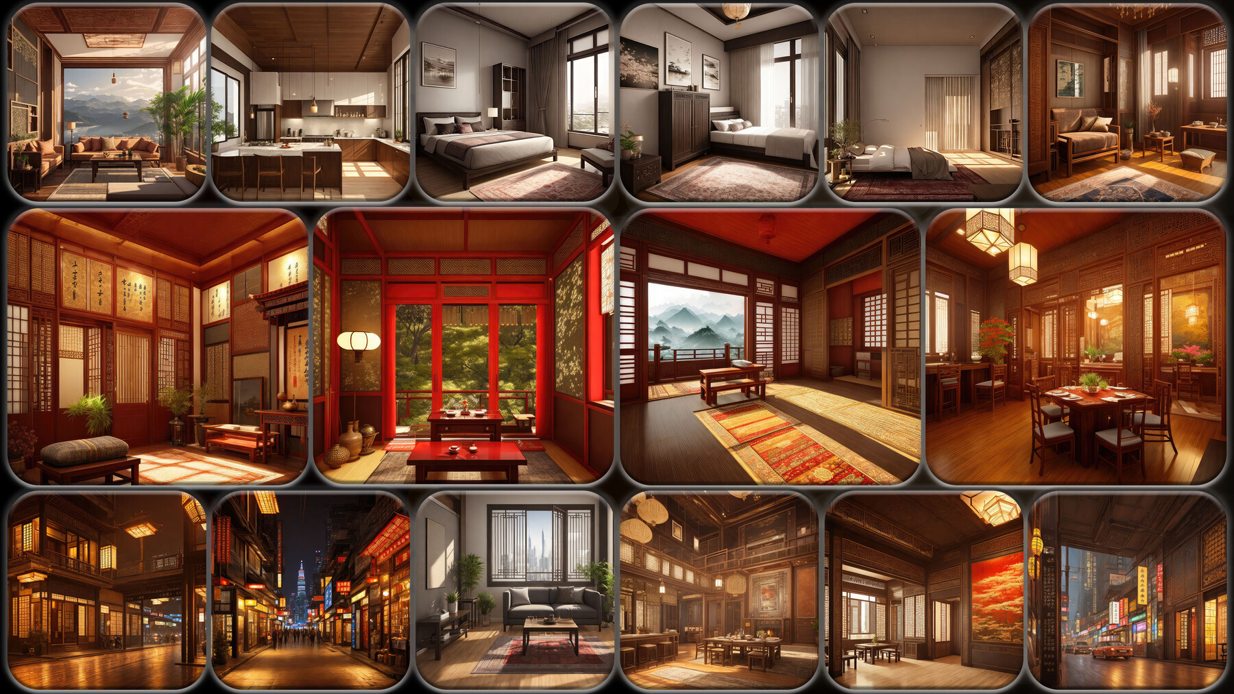 ArtStation - 400 Asian Architecture | City - Interior - Exterior ...
