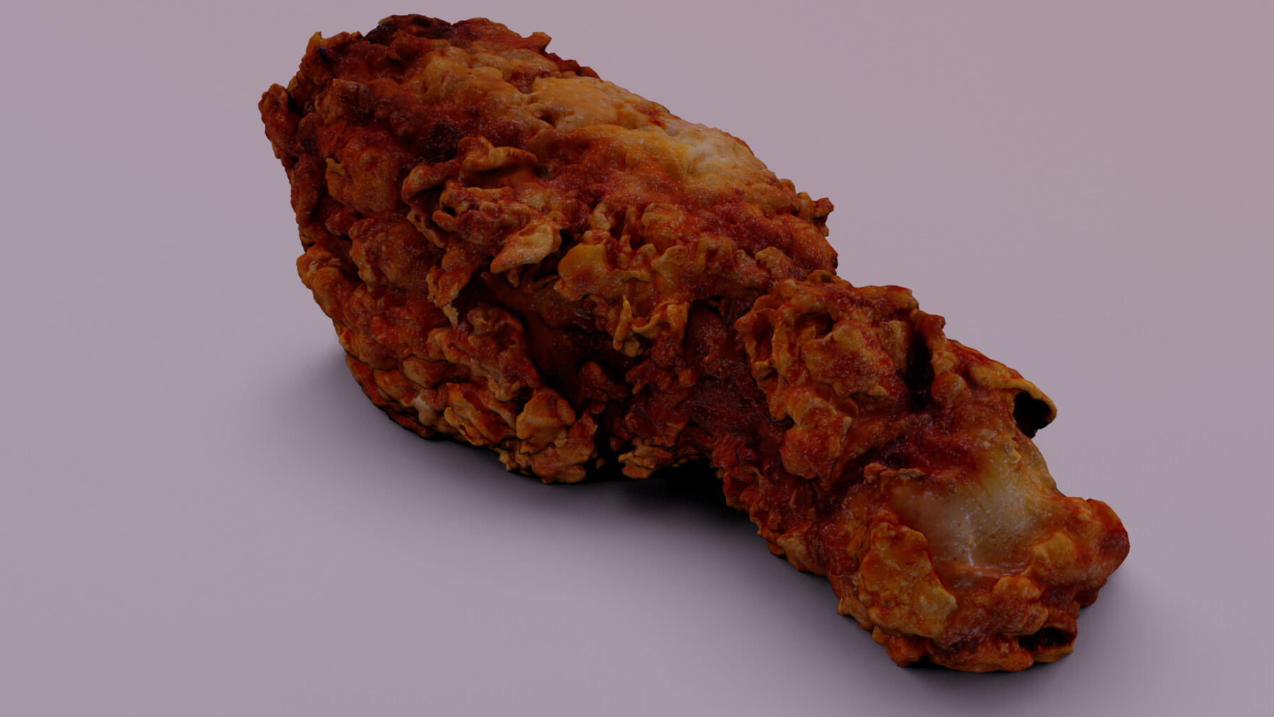 ArtStation - Crispy chicken low poly game ready | Game Assets