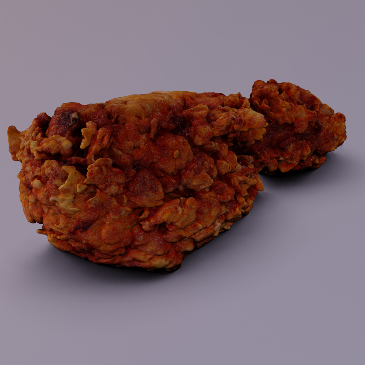 ArtStation - Crispy chicken low poly game ready | Game Assets