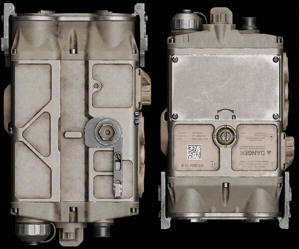 ArtStation - Laser Rangefinder - StormSLX | Game Assets