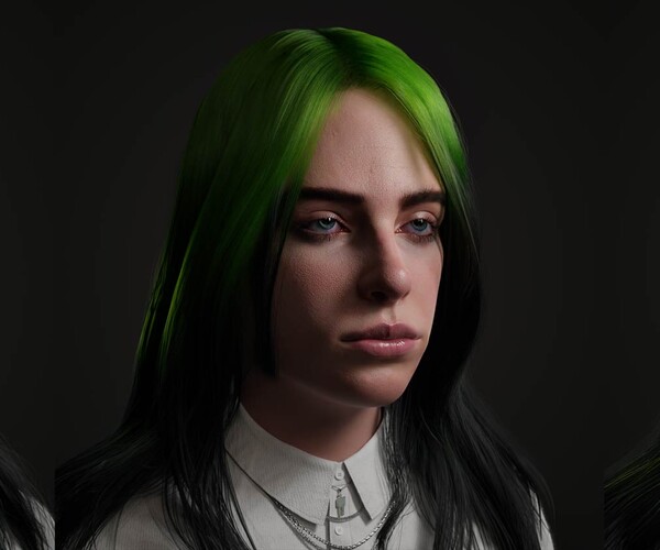 ArtStation - 3D Billie eilish 3D Model | Blender3d | Game Assets