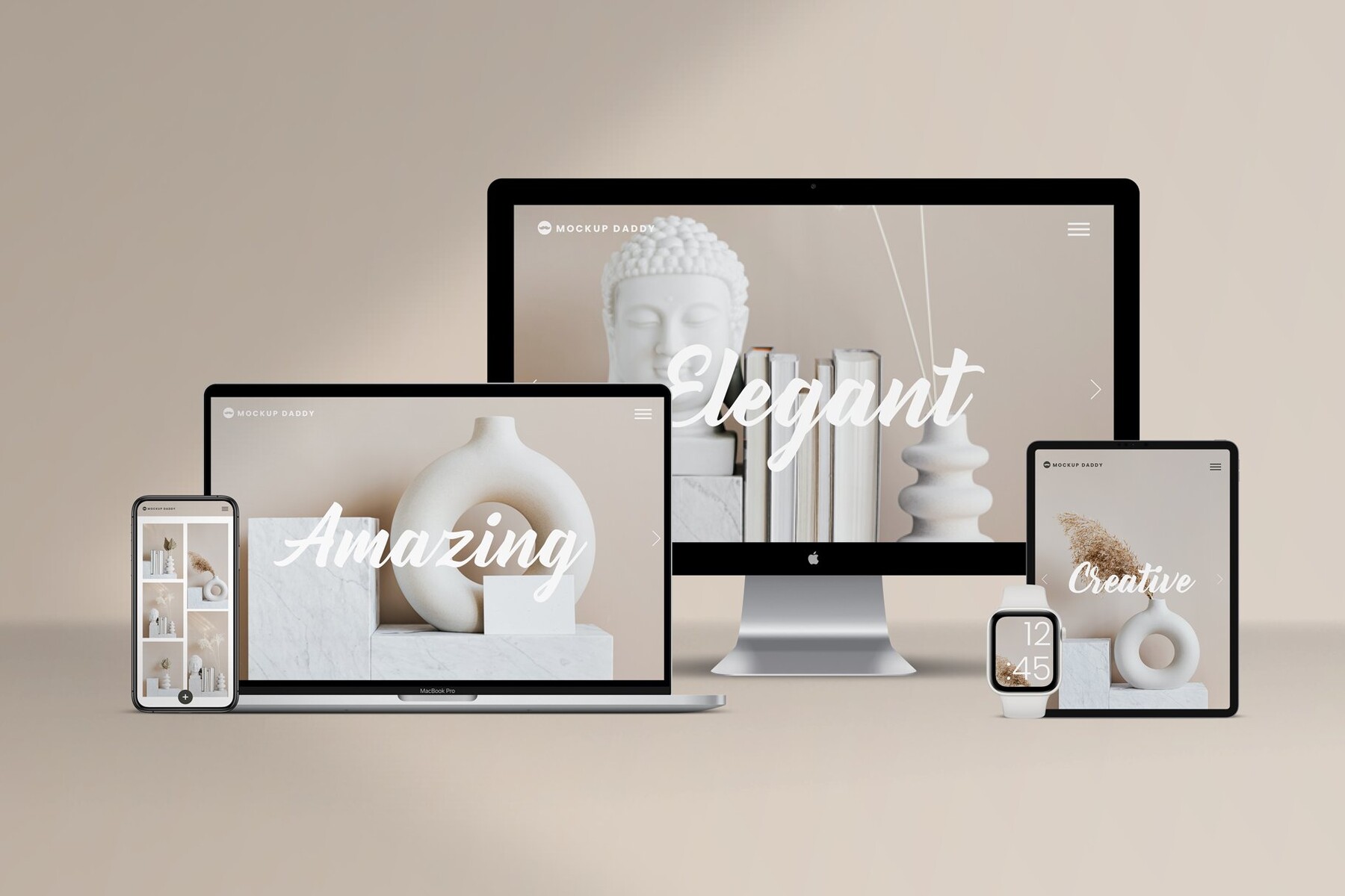 ArtStation - Responsive Devices Mockup Kit | Artworks