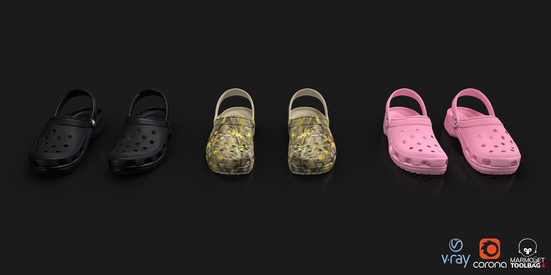 ArtStation - Crocs Classic 3D Model | Game Assets