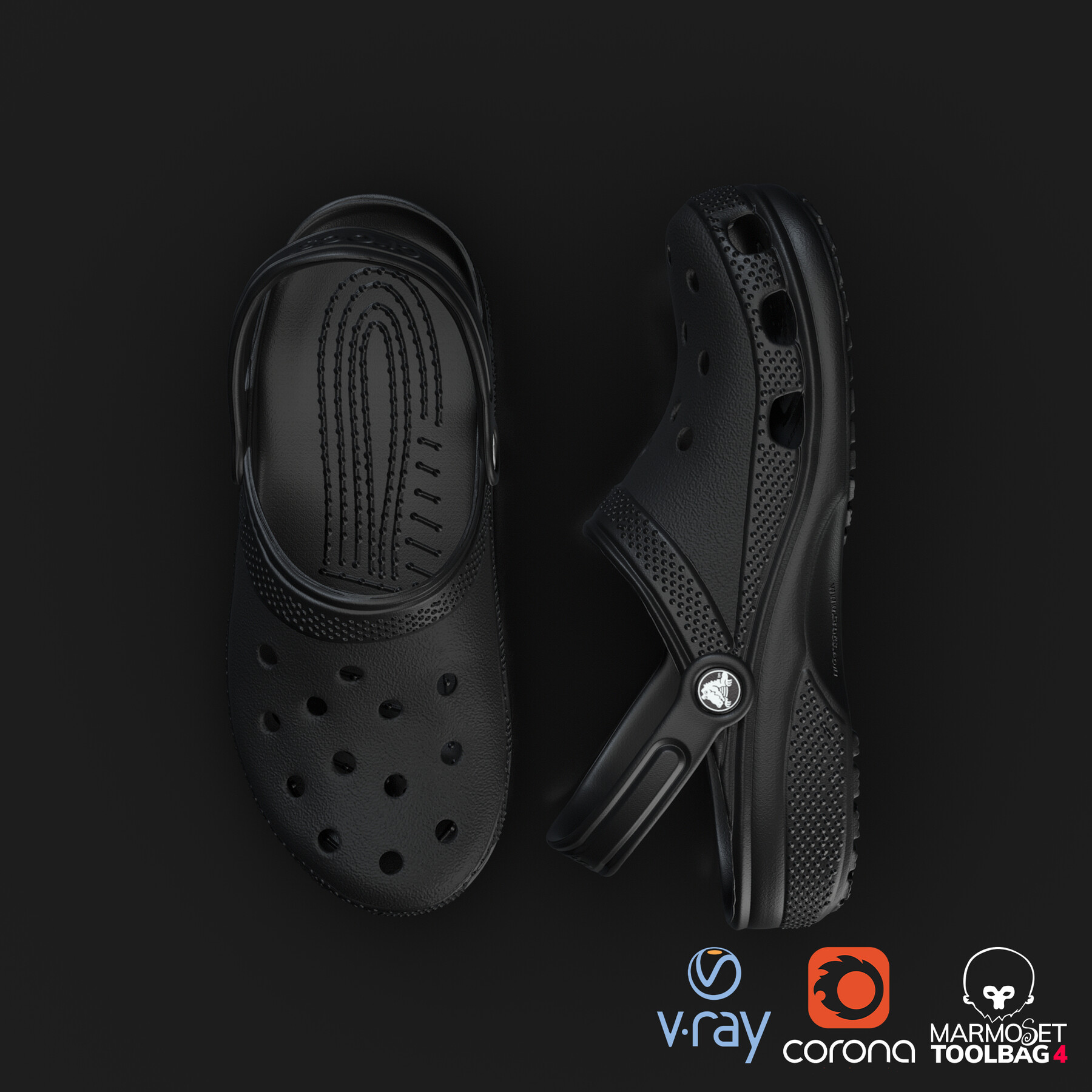 ArtStation - Crocs Classic 3D Model | Game Assets