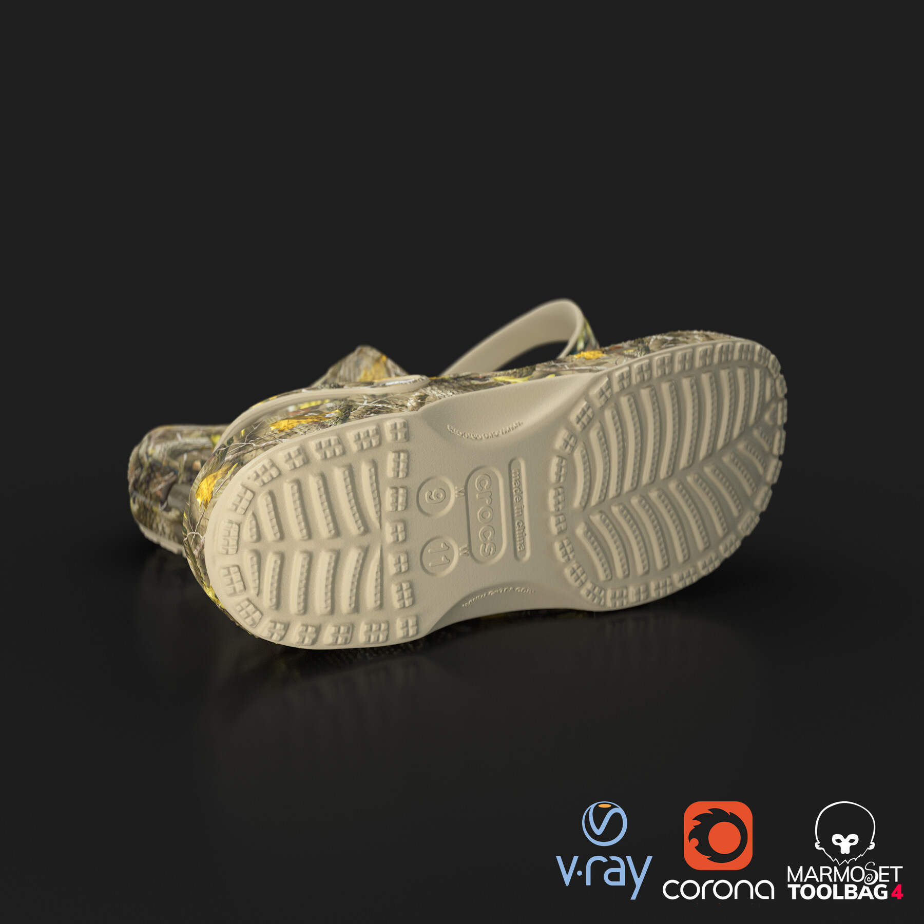 ArtStation - Crocs Classic 3D Model | Game Assets