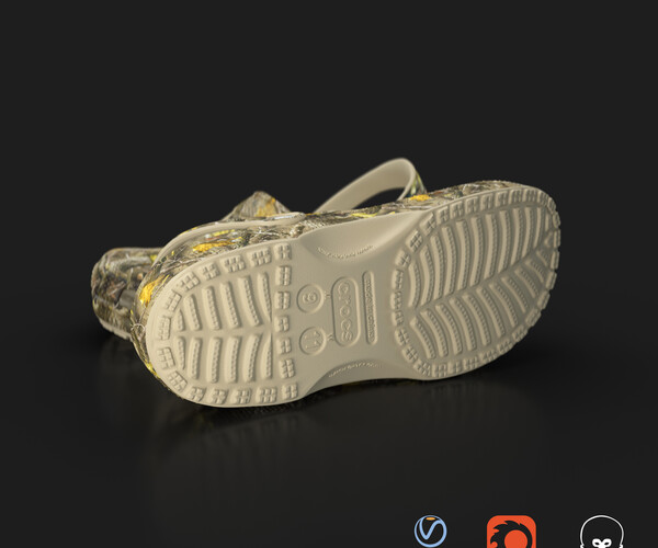 ArtStation - Crocs Classic 3D Model | Game Assets