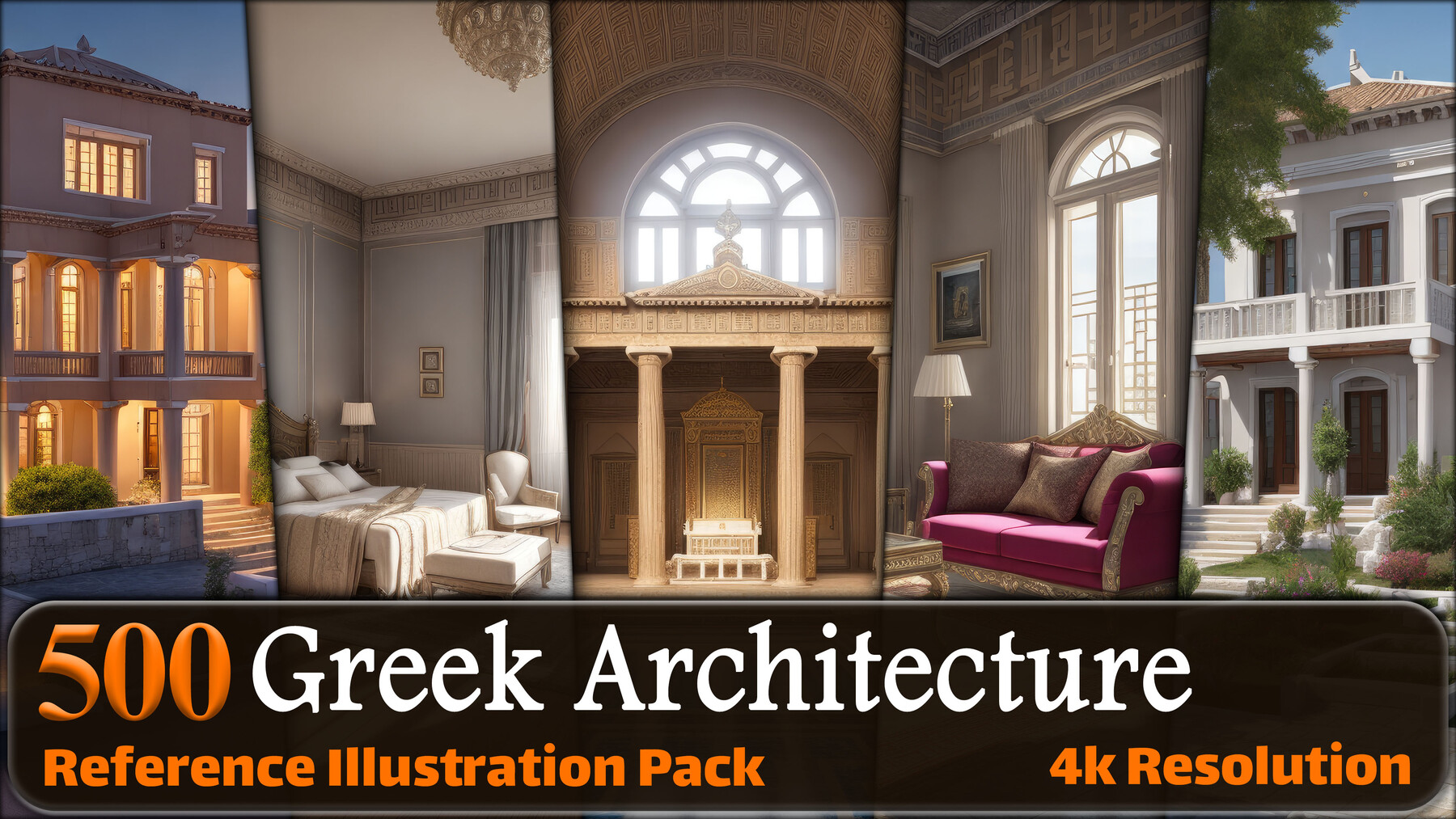 ArtStation - 500 Greek Architecture | City - Interior - Exterior ...