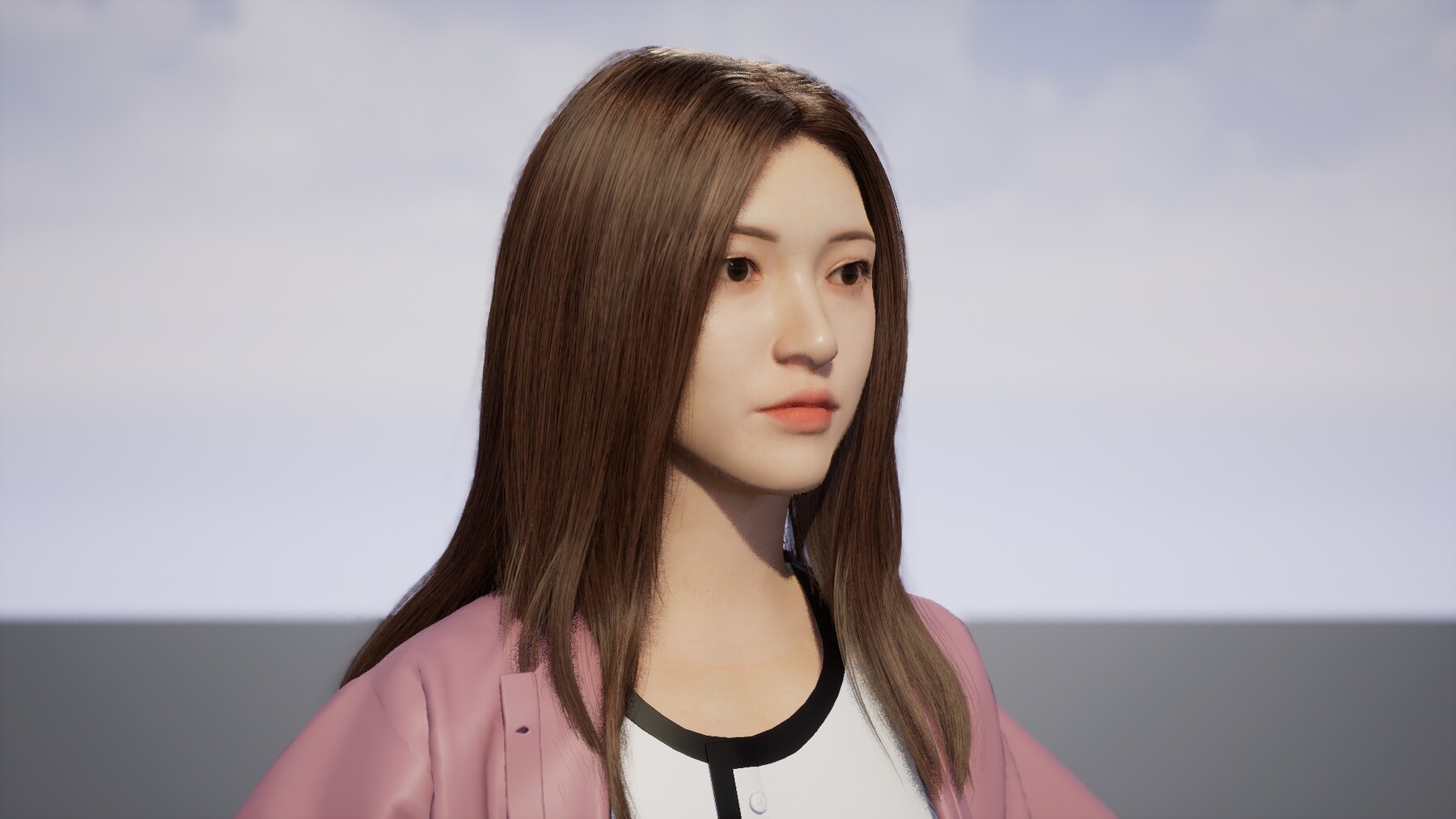 ArtStation - Ruby- Asian face/medium length hair--Metahuman/Unreal engine 5 | Game Assets