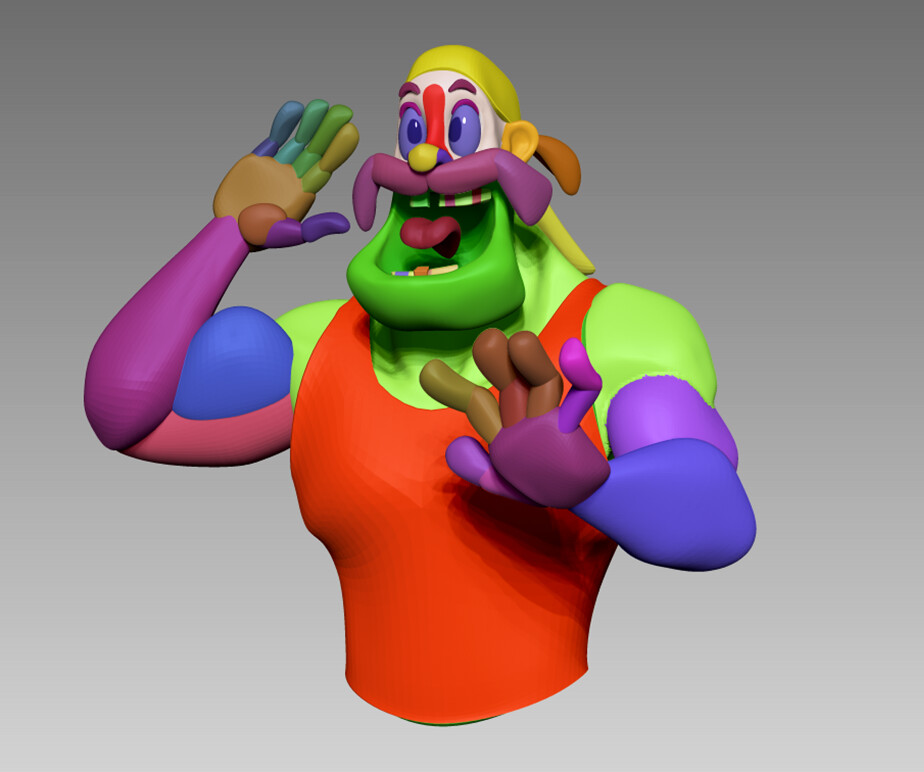 ArtStation - Hulk Hogan Stylized/Caricature | Game Assets