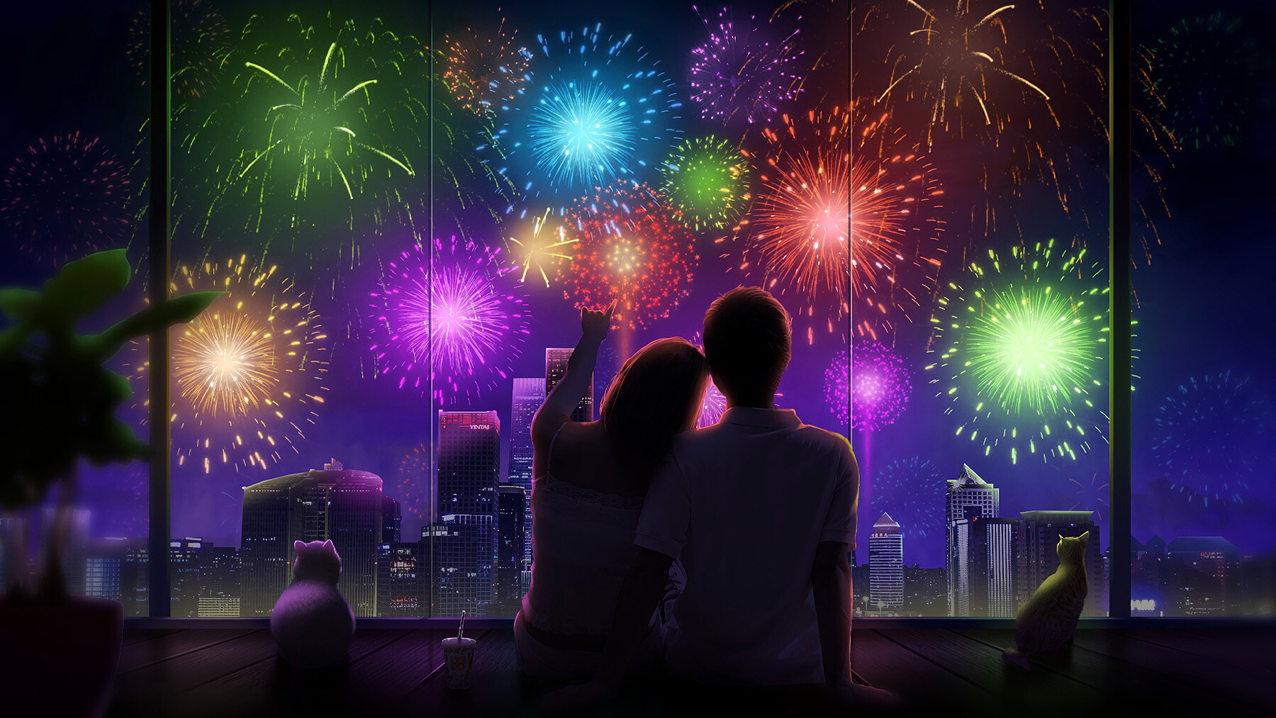 ArtStation - 140+ Lights, Flares & Fireworks Procreate Brushes | Brushes