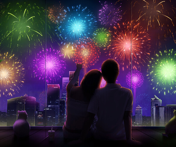 ArtStation - 140+ Lights, Flares & Fireworks Procreate Brushes | Brushes
