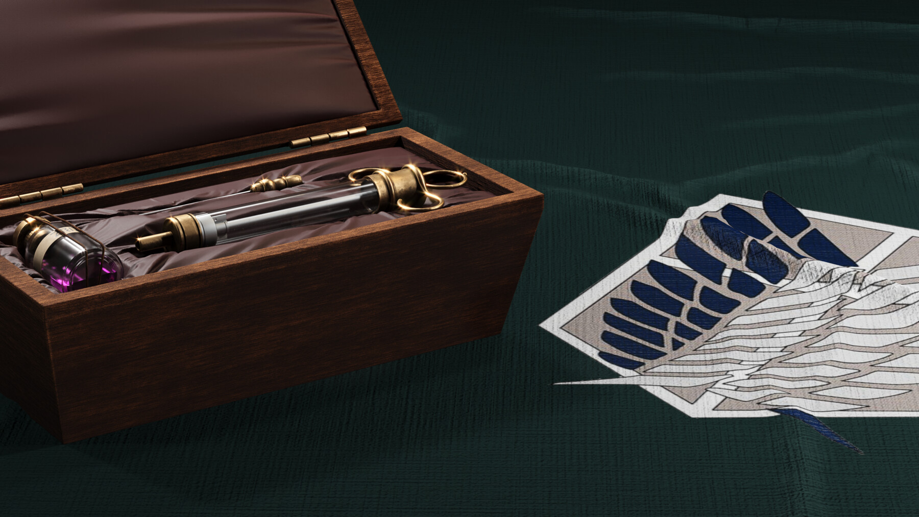 ArtStation - FREE ATTACK ON TITAN PROPS / TITAN SERUM | Resources