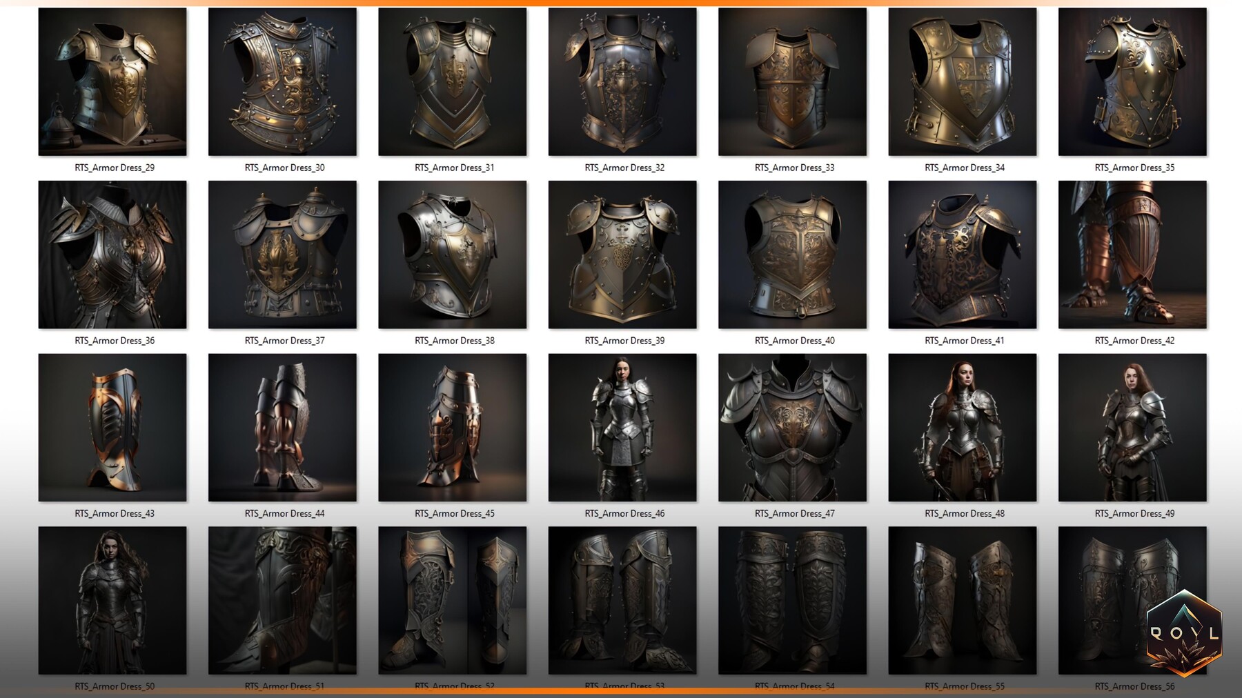 ArtStation - 323 Armor Dress Reference modeling /Designing Vol 07 ...