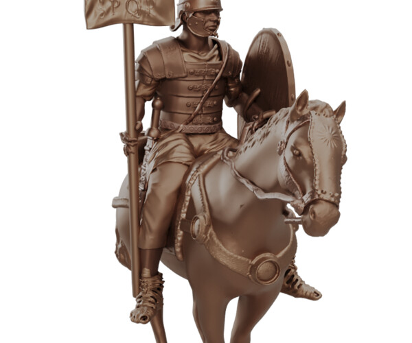 ArtStation - Roman Horseman with Aquila | Resources