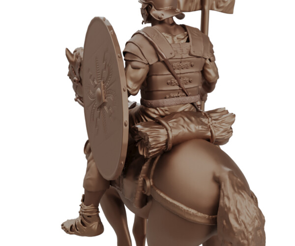 ArtStation - Roman Horseman with Aquila | Resources