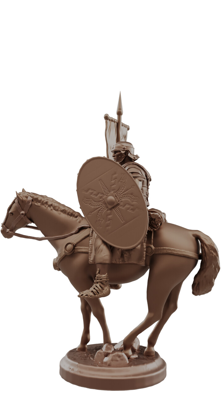 ArtStation - Roman Horseman with Aquila | Resources