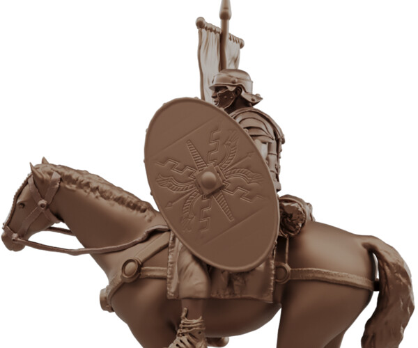 ArtStation - Roman Horseman with Aquila | Resources