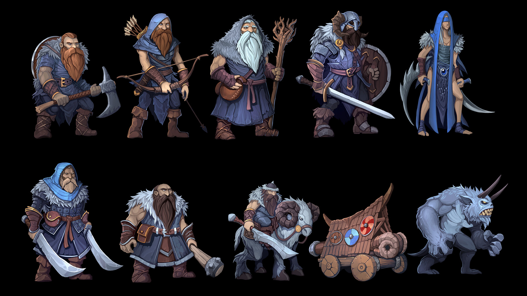 ArtStation - Fantasy Army Characters pack1 | Game Assets