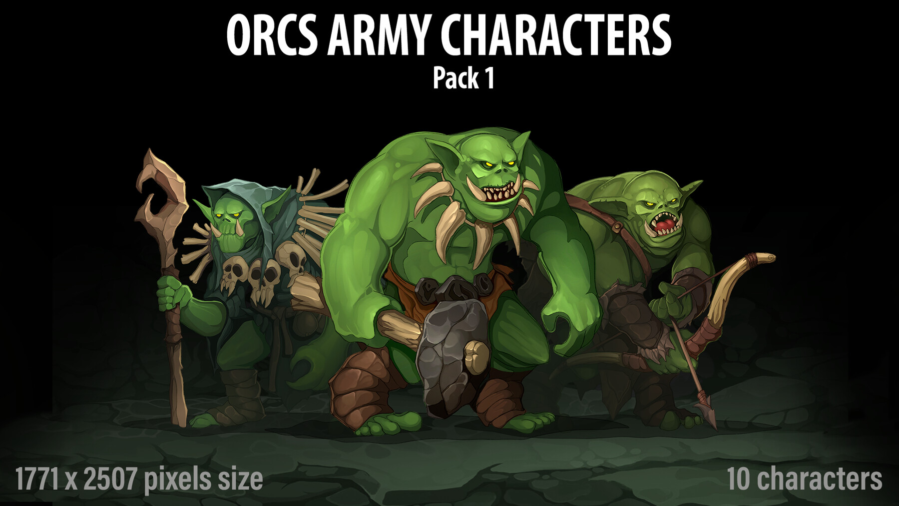 ArtStation - Orcs Army Characters | Game Assets
