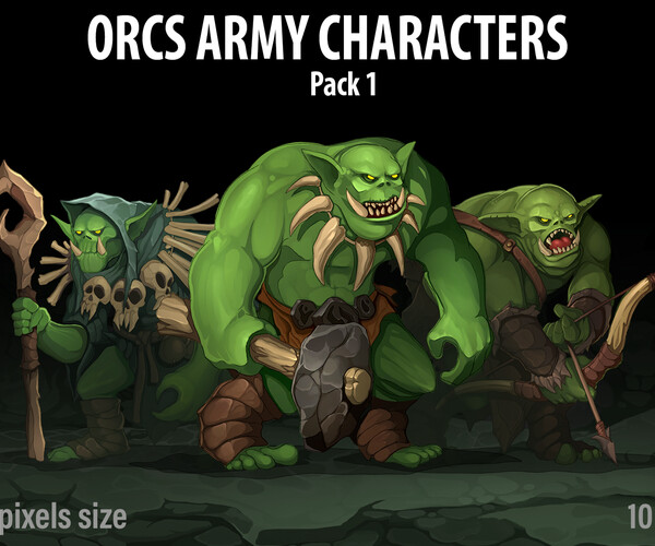 ArtStation - Orcs Army Characters | Game Assets