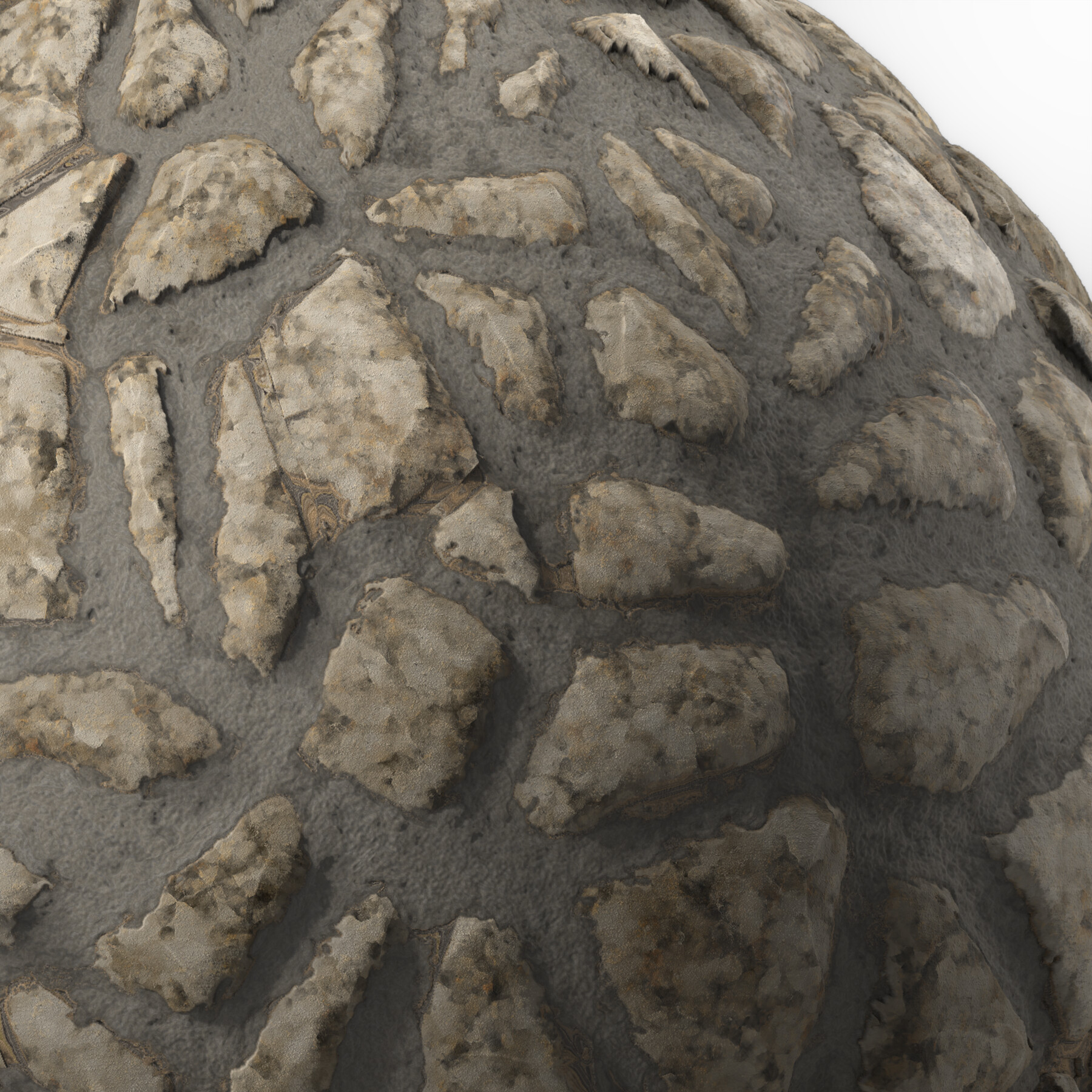 ArtStation - Stone Materials 51- Stylized Stone Wall | Pbr 4k Seamless ...