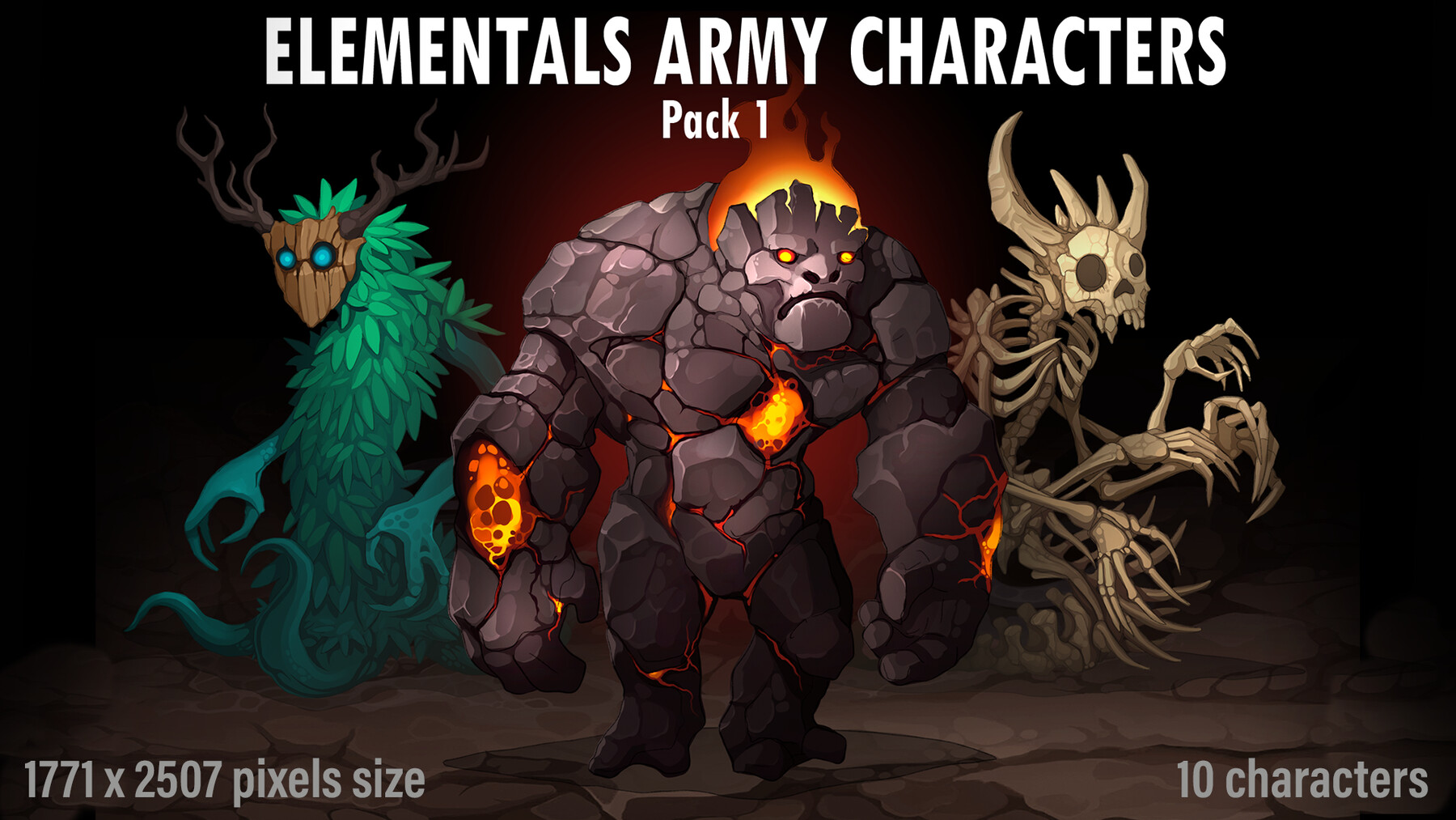 ArtStation - Elementals Army Characters | Game Assets