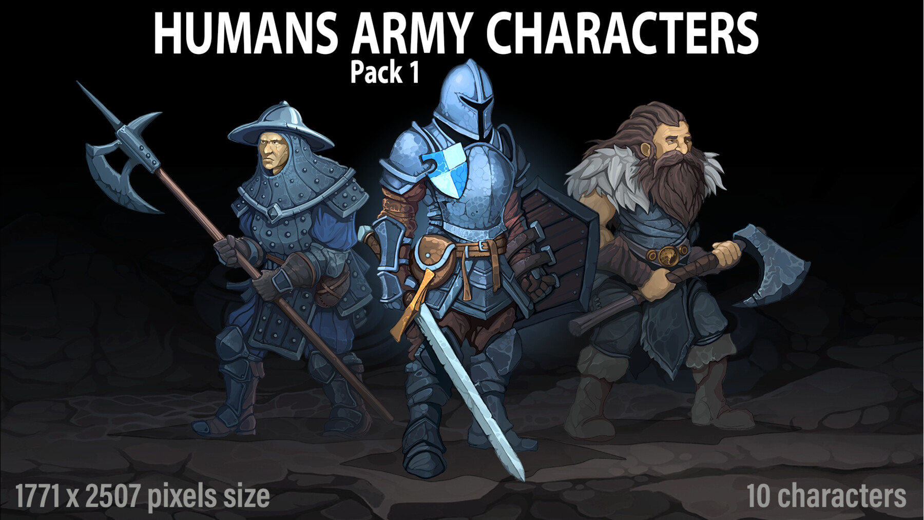 ArtStation - Humans Army Characters | Game Assets