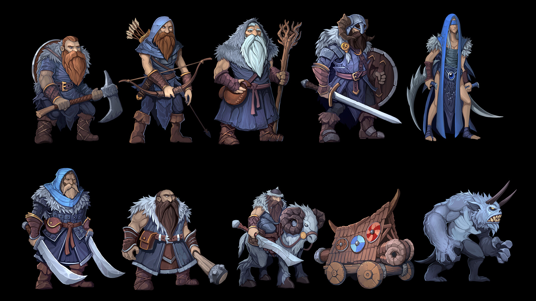 ArtStation - Nords Army Characters | Game Assets