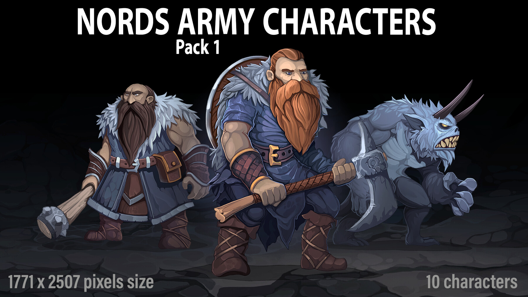ArtStation - Nords Army Characters | Game Assets
